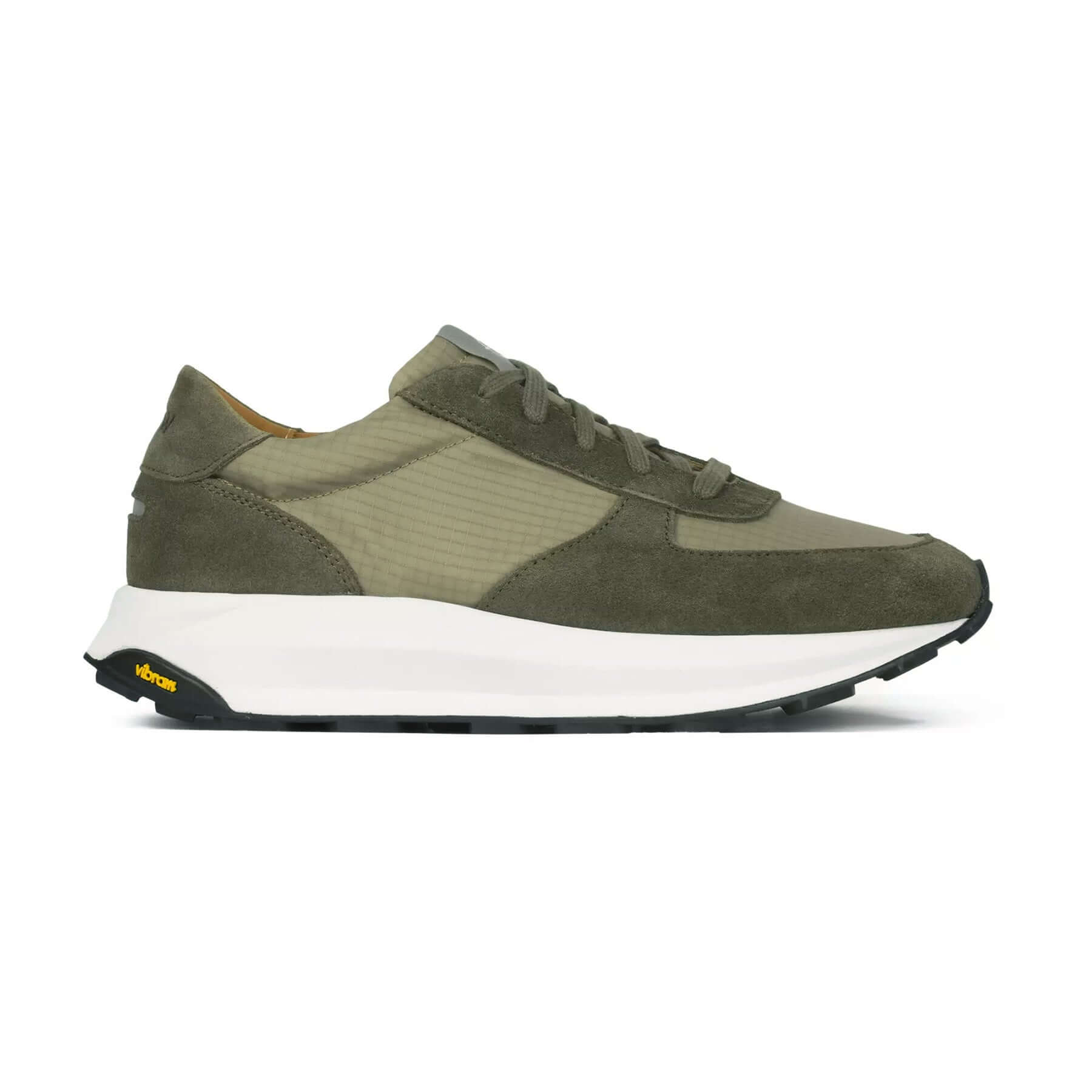 Trinity Tech Olive - Luxury Handmade Italian Sneakers